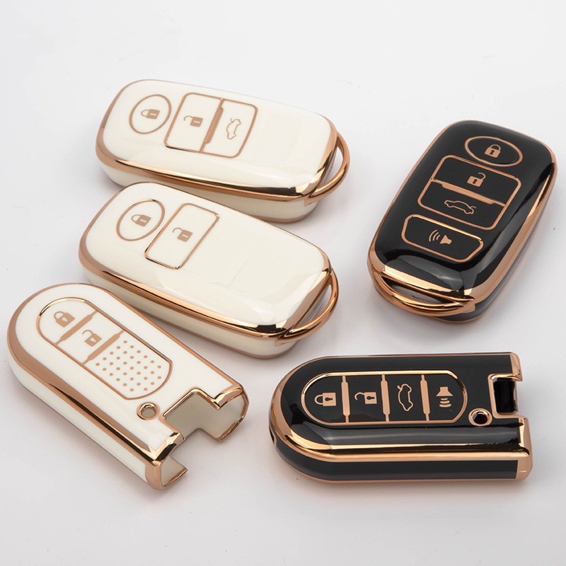 Perodua Myvi Ativa Aruz Alza Bezza Key Cover TPU Chrome Remote Car Key ...