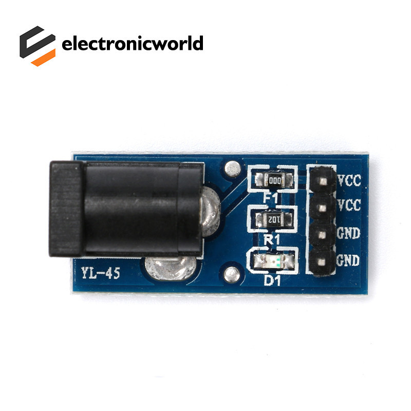 DC-005 DC005 Black DC Power Adapter Jack Socket Plug Module Board 5.5MM ...