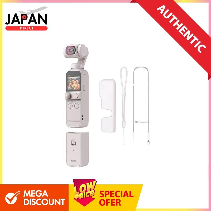 DJI vlog camera Pocket 2 Limited Combo (Sunset White) 4K camera for ...