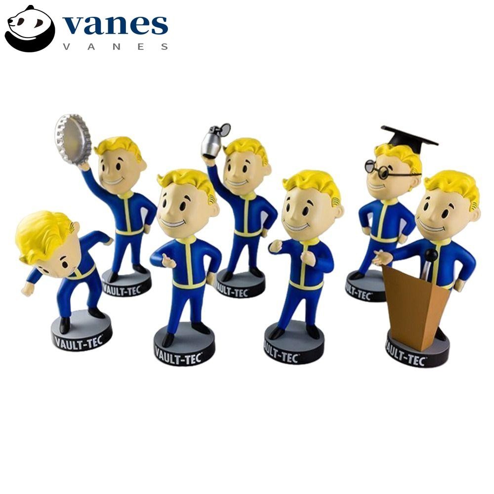 VANES Fallout 4 Figures, Anime Statue PVC Doll Vault Boy Model, Kids ...