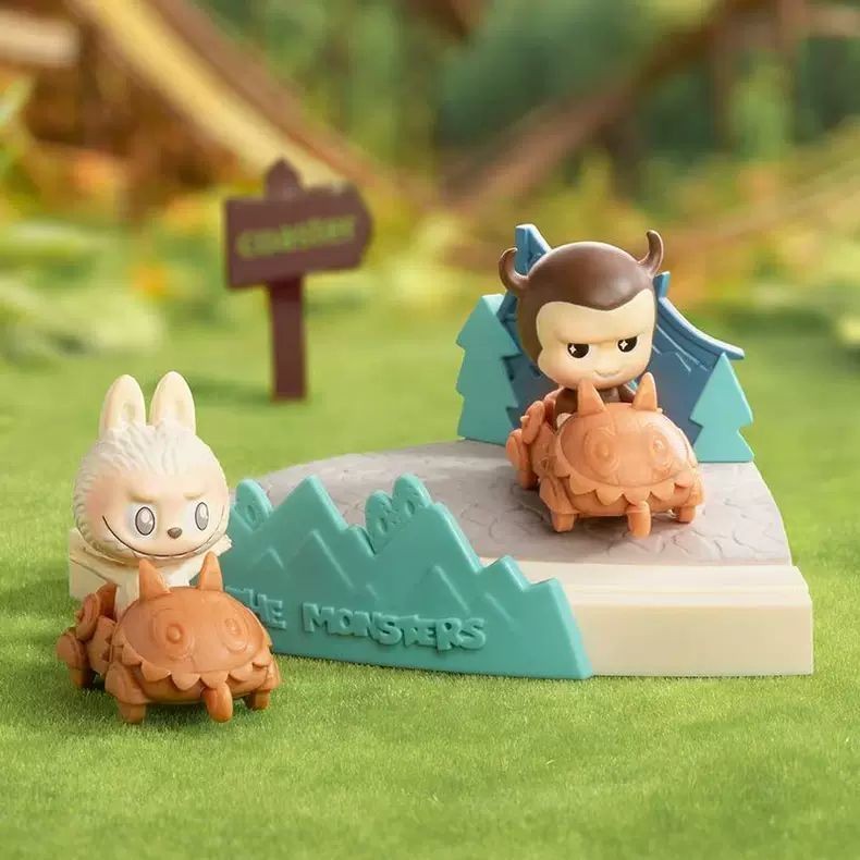 P POPMART Pop Mart labubu labubu Play Game Together Series Scene Figure ...