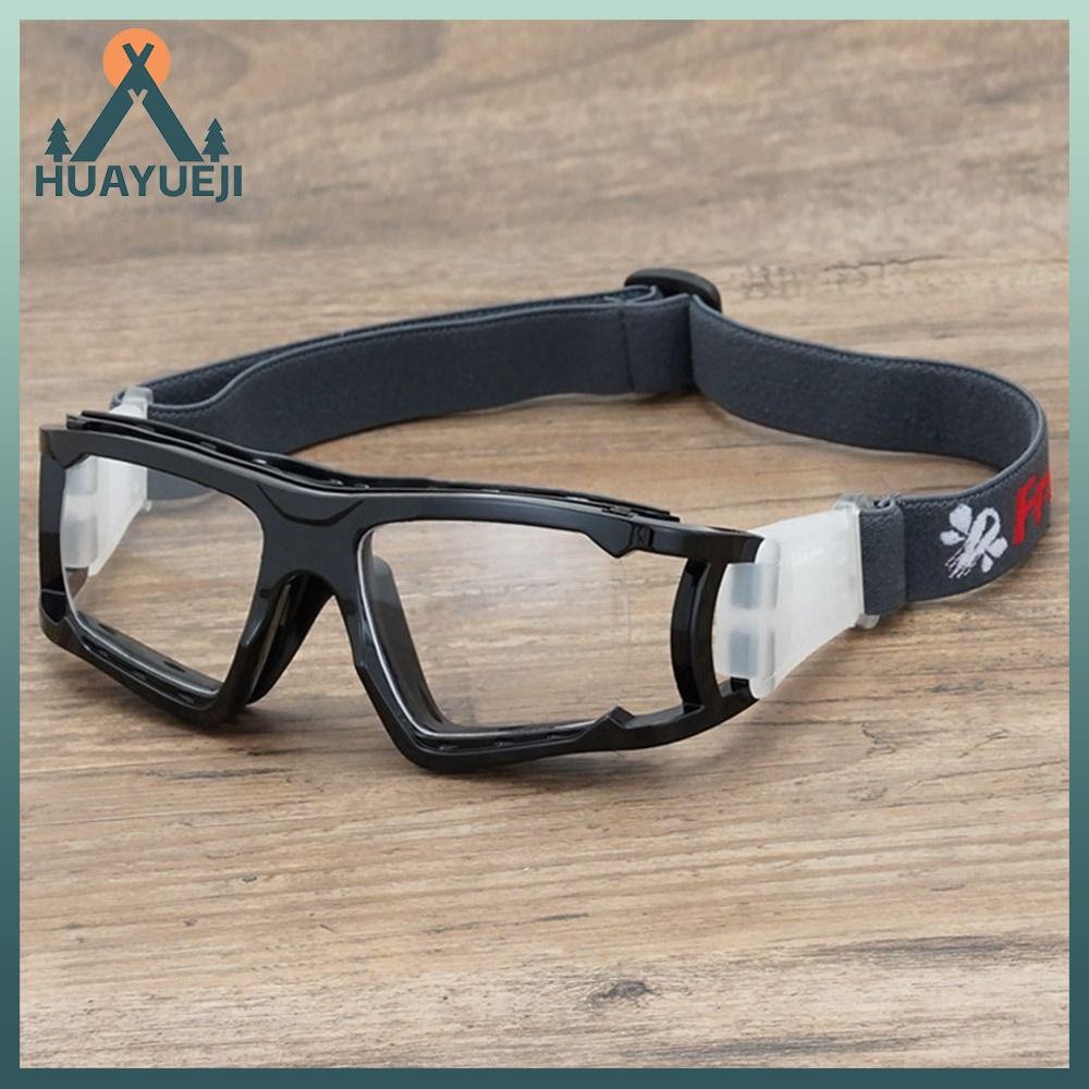 HUAYUEJI Sports Glasses, Impact Resistance Adjustable Safety Goggles ...