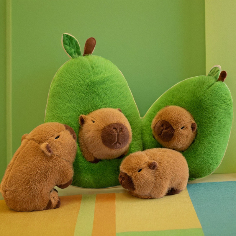 Kawaii Anime Capybara Plush Toy Creative Stuffed Animals Capybara ...