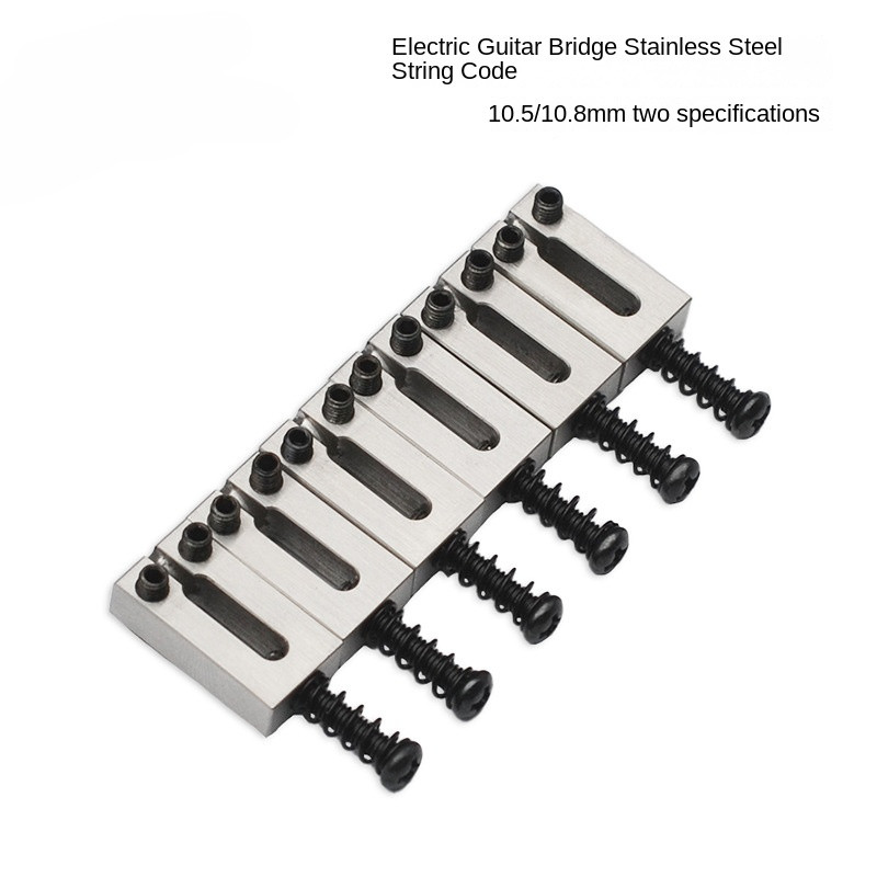 Stainless steel electric guitar bridge piano code sub-string code ...