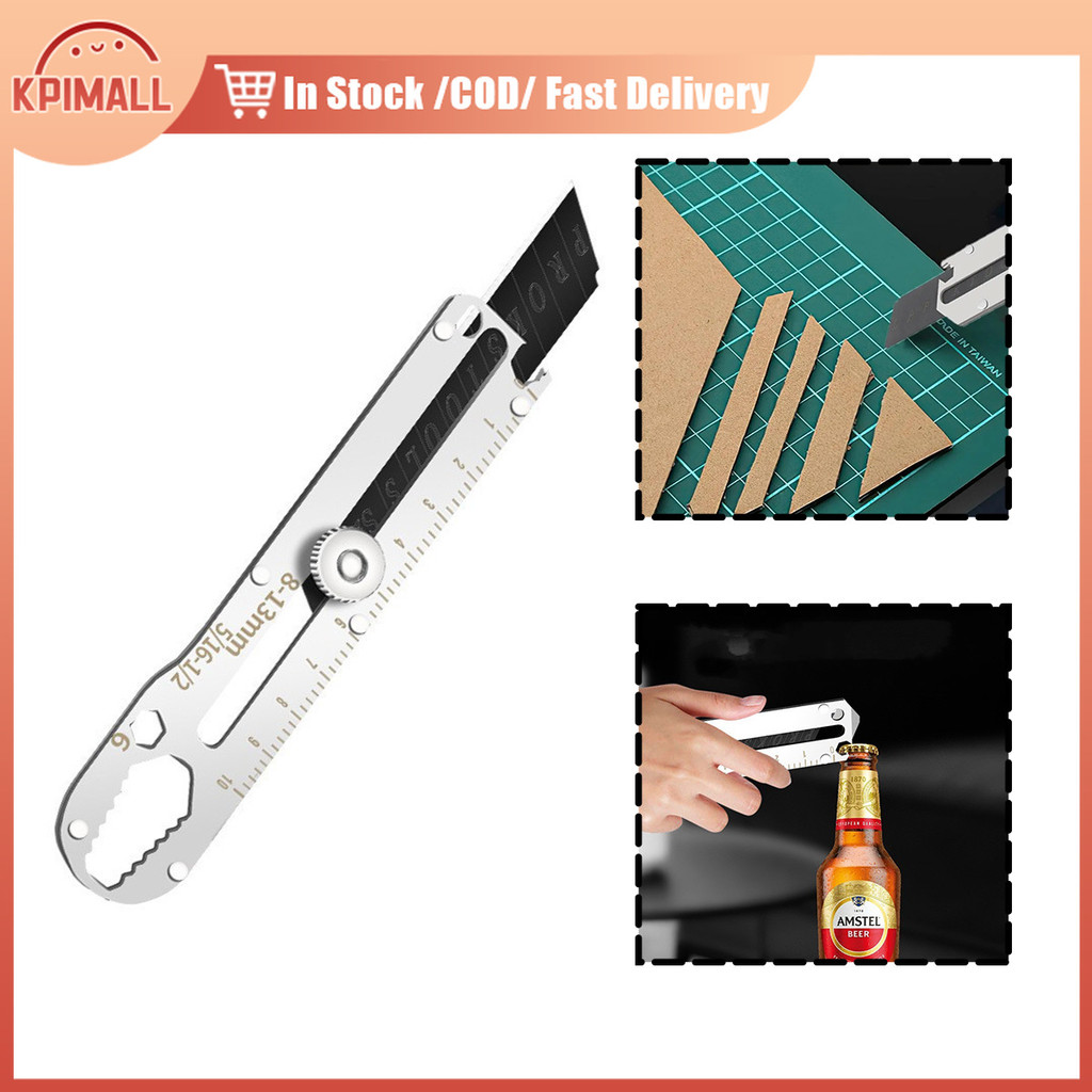 Heavy Duty Cutter 6 In 1 Multi-Function Utility Knife Tail Break Design ...