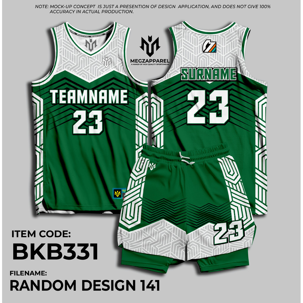 MEGZ BKB331 Customize Basketball Jersey Full Sublimation | Shopee ...