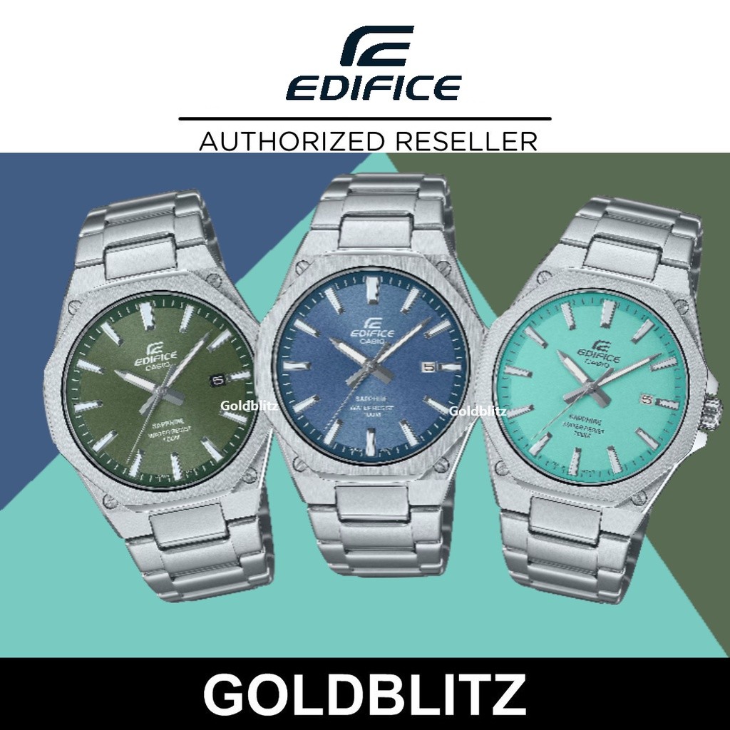 Edifice EFR-S108D Stainless Steel Business Sport Watch SLIM series ...