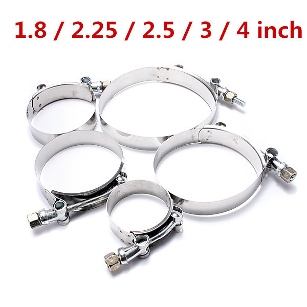 GG+【Local Stock +COD】1Pcs Stainless Steel Hose Clamps Exhaust T-Bolt ...