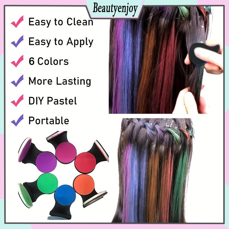 Tiktok Trending Hair Dyeing Powder Set Easy To Color Cosplay Stage ...