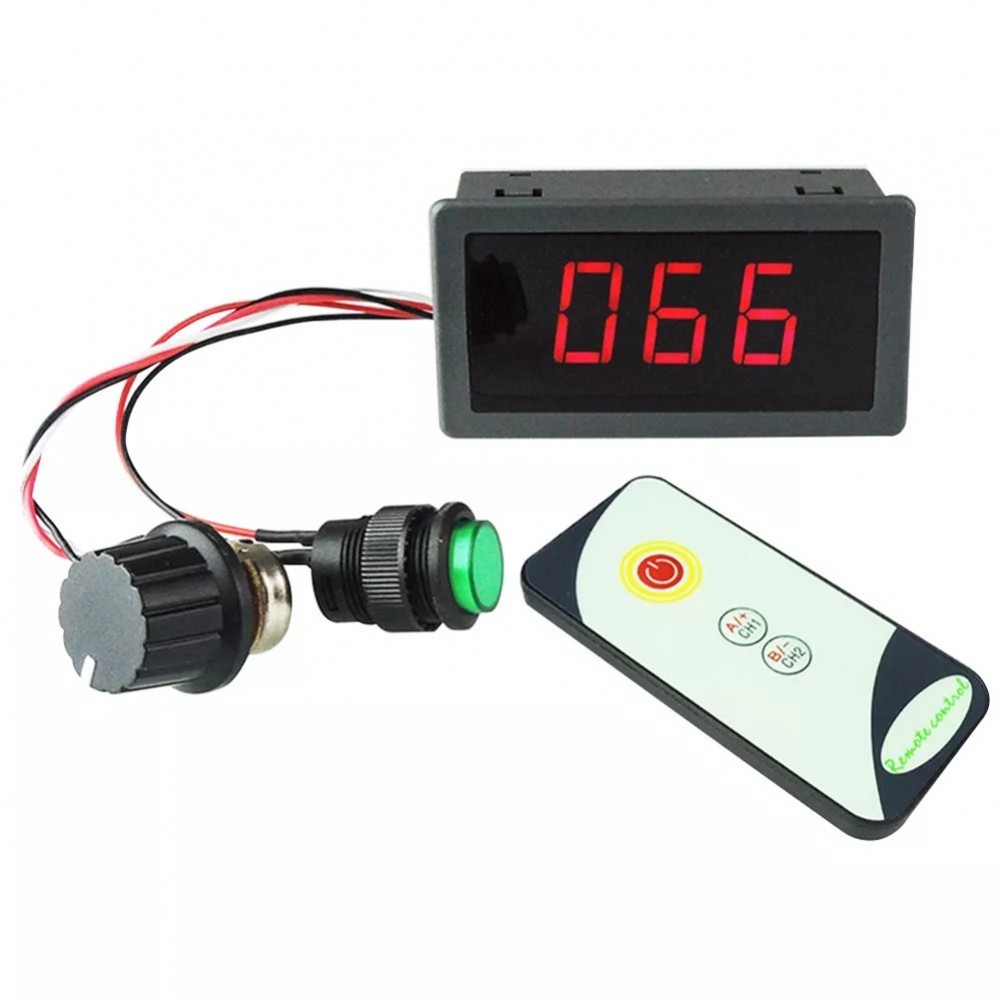 DC Motor Speed Controller 0-100% Speed Adjustment Digital Display ...