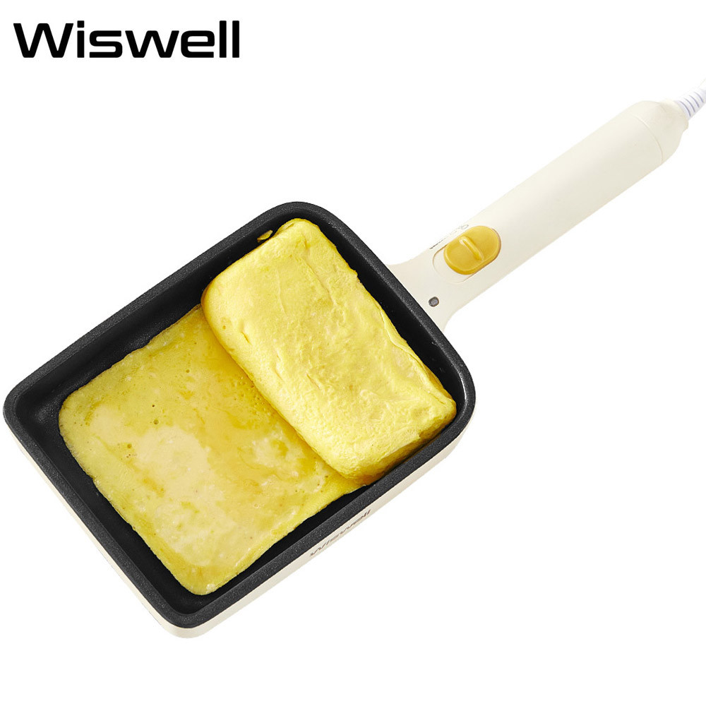 Wiswell WG1700 Electric Mini Frying Pan Square Egg Roll Machine Multi ...