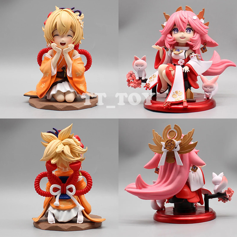 Genshin Impact Figures Yae Miko Action Figure Naganohara Yoimiya ...