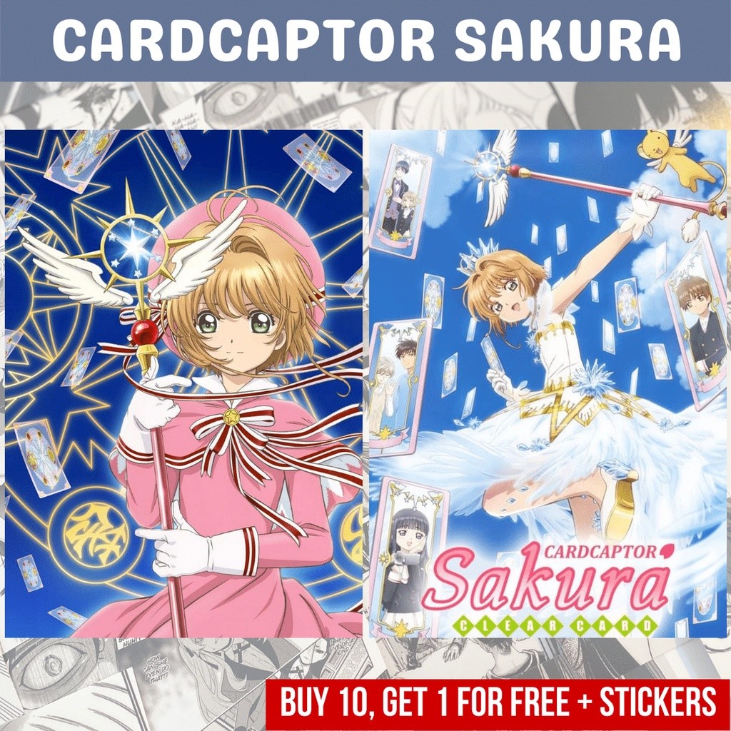 Anime Cardcaptor Sakura Collection A4 Anime Posters & Sticker | Shopee ...