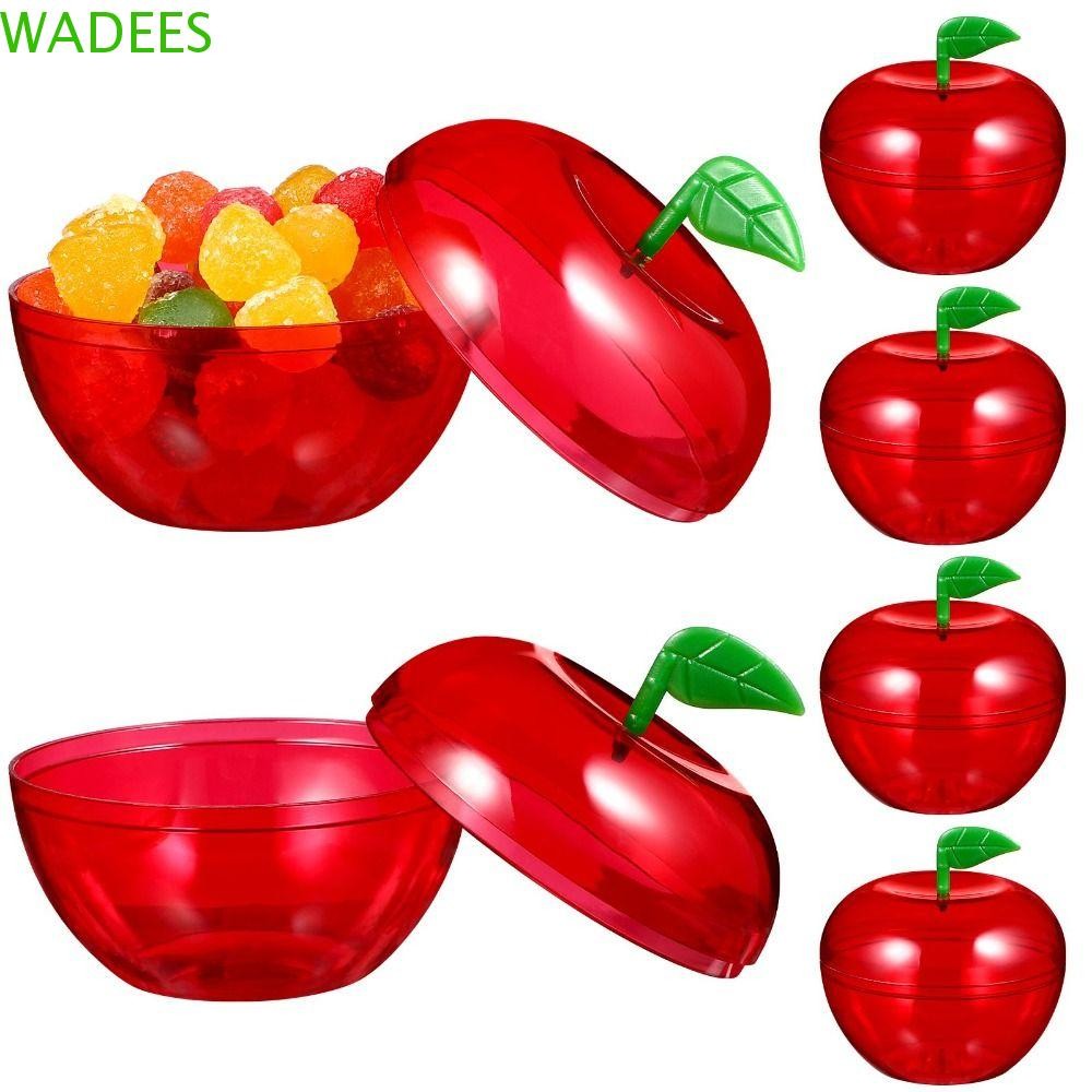 WADEES 6 Pcs Chocolate Candy Box, Red With Lids Holiday Candy Boxes ...