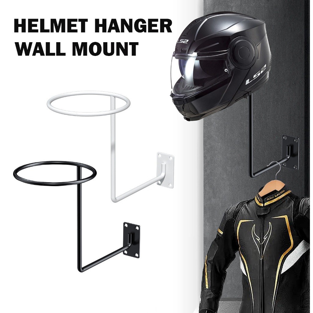 Helmet Hanger Wall Mount Display Rack Storage | Shopee Philippines