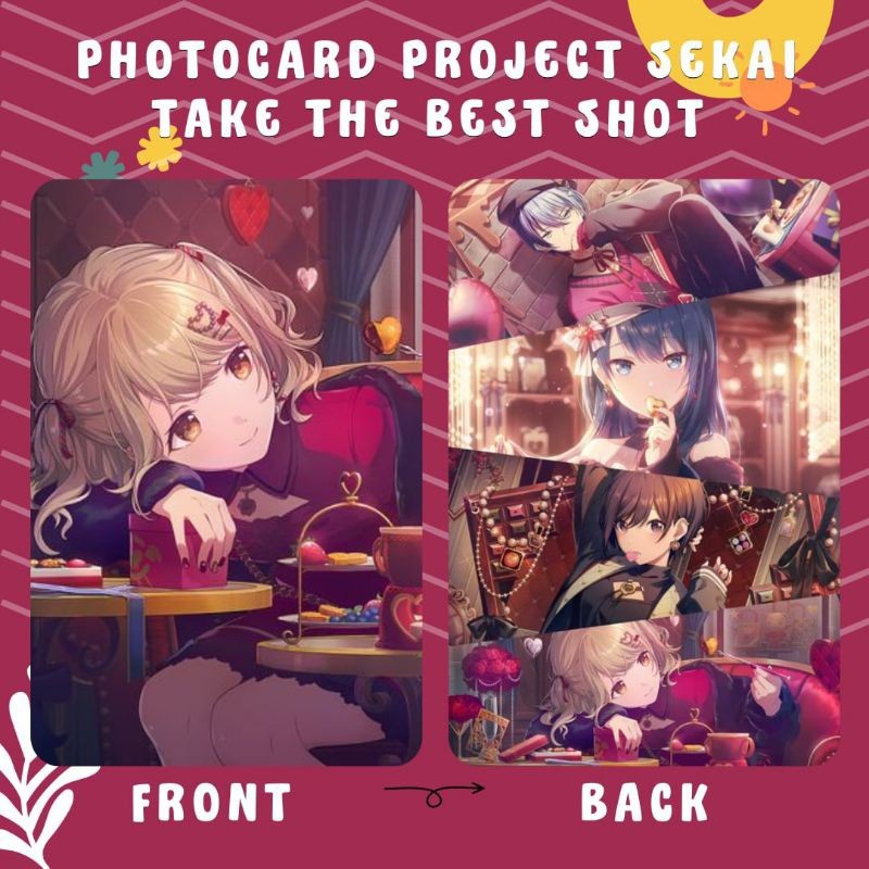 [ 04 Cards ] Photocard Collection PROJECT SEKAI TAKE THE BEST SHOT - 2 ...