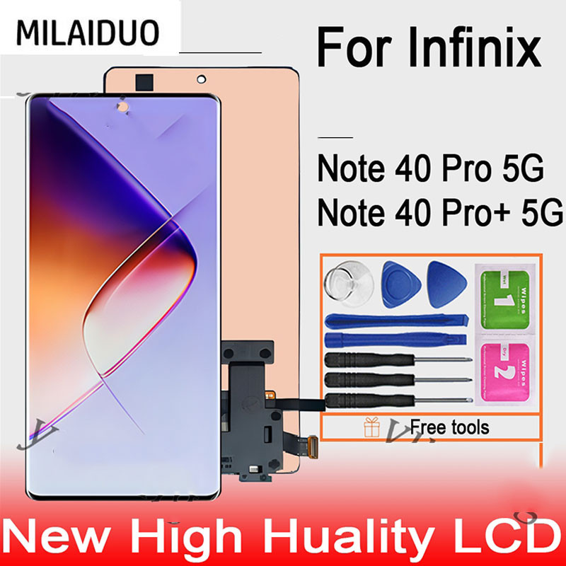 Original AMOLED Infinix Note 40 Pro 4G 5G Note 40 Pro Plus 5G X6851 ...