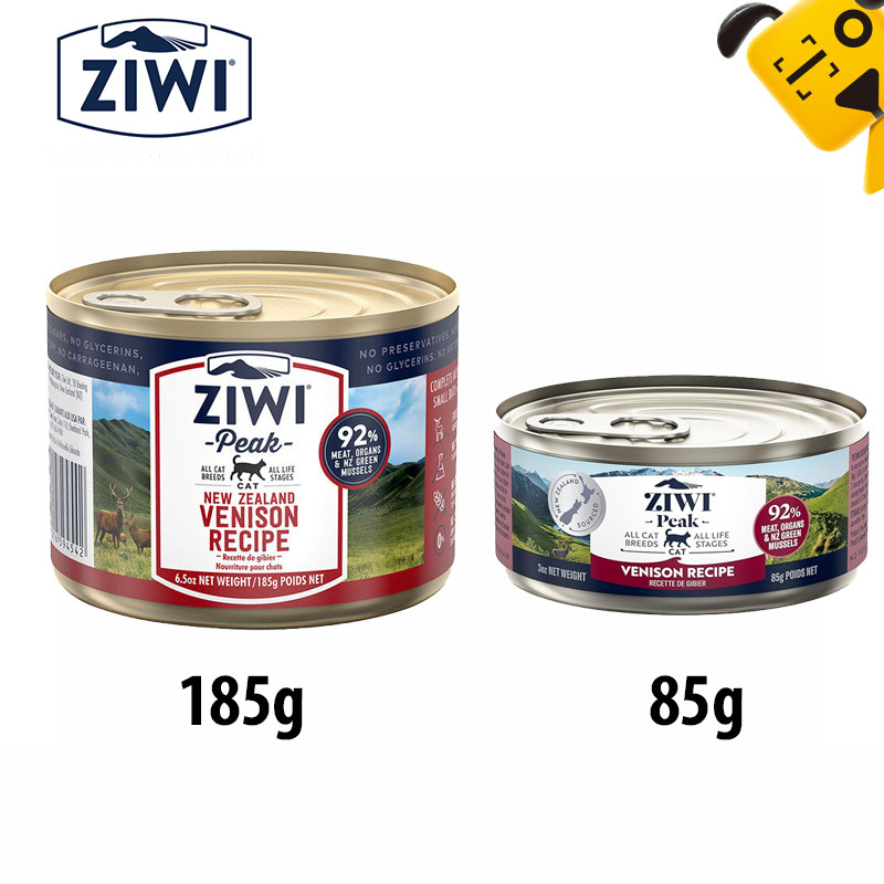 ZIWI Peak Canned Wet Cat Food Chicken Beef Lamb Mackerel Venison 85g 185g | Shopee Philippines