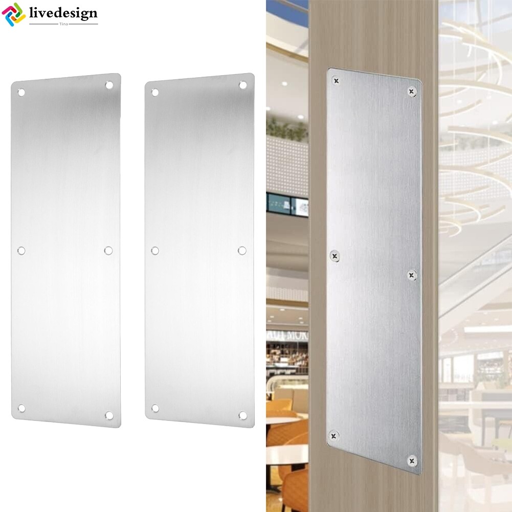 {Livedesign} Door Push Plate Kick Plate Interior or Exterior Door ...