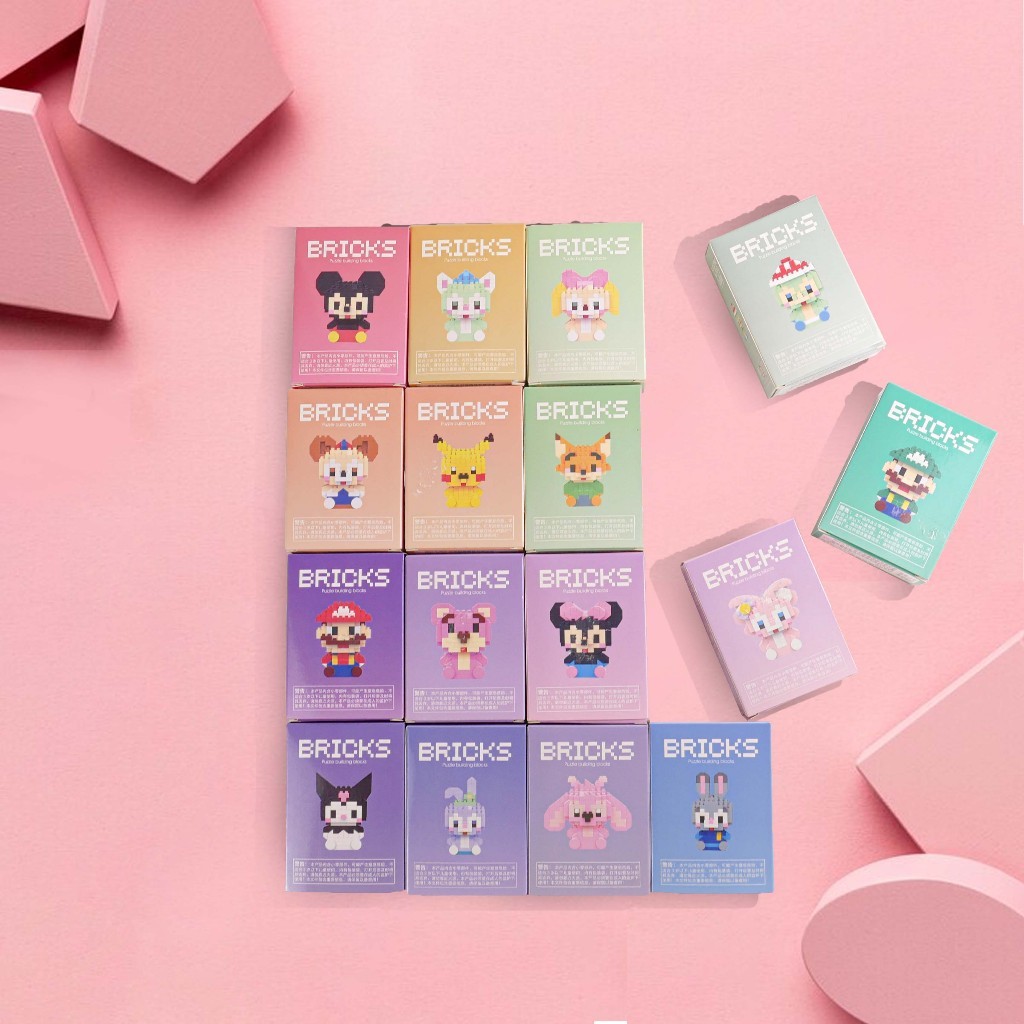 Children's Toys Bricks Character Toys Block Games Children's Toys ...