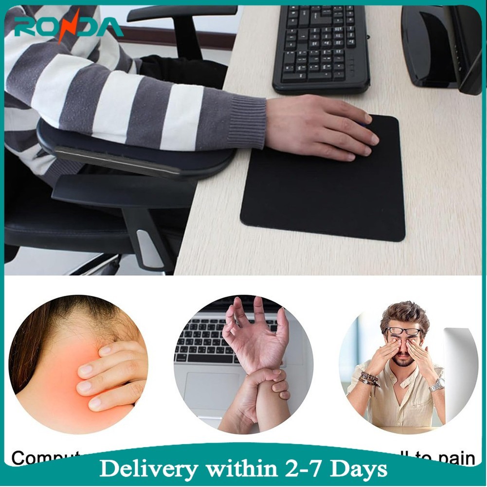 Rotatable Computer Desk Arm Rest Attachable Wrist Pad Adjustable ...