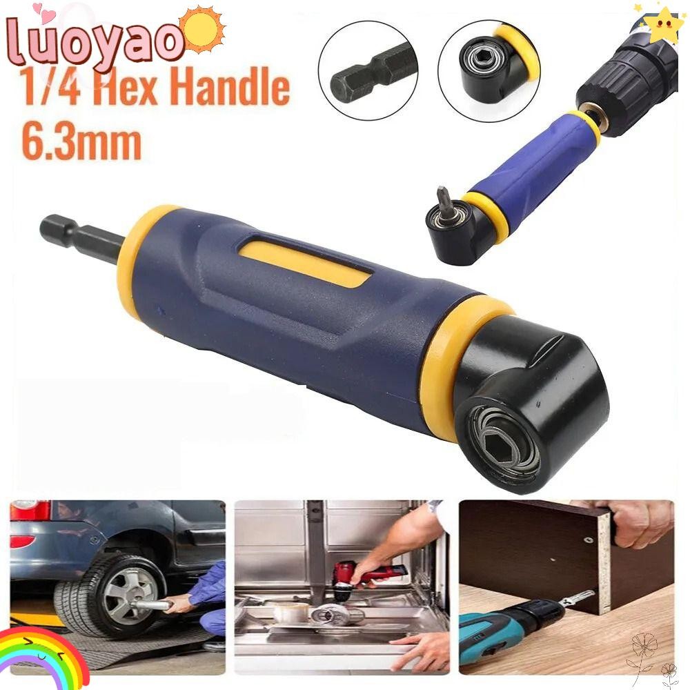 LUOYAO Right Angle Drill Adapter, Multi Purpose Metal Right Angle ...