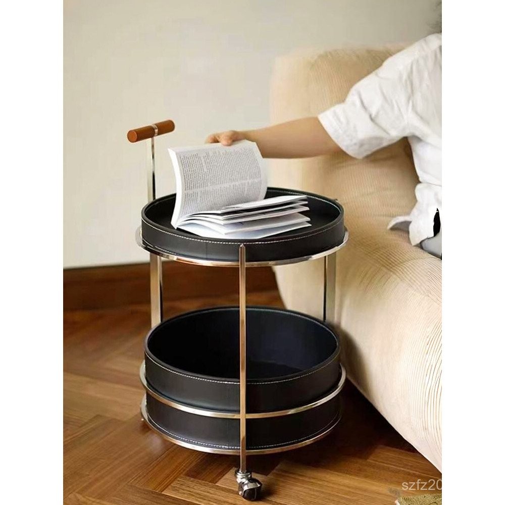 Snack Corner Table Modern Minimalist Sofa Storage Rack Bedside Table ...