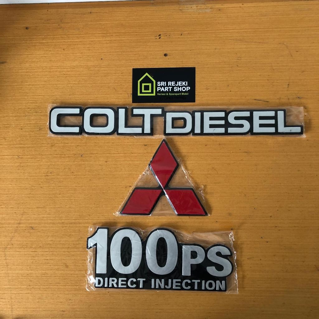 1 SET Colt Diesel Ragasa Emblem 100 PS 3 In 1 Mitsubishi Emblem Colt ...