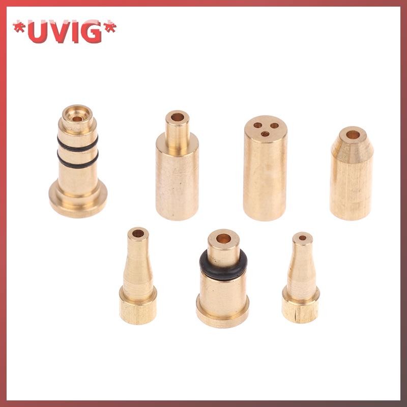 UVIG Brass Copper Nozzle Refill Butane Adapter Gas Filling Inflatable ...