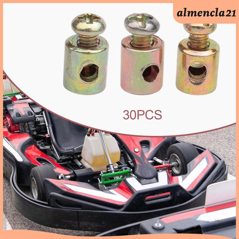 [Almencla] 30Pcs Cable Nipples Throttle Cable Stop Metal Universal ...