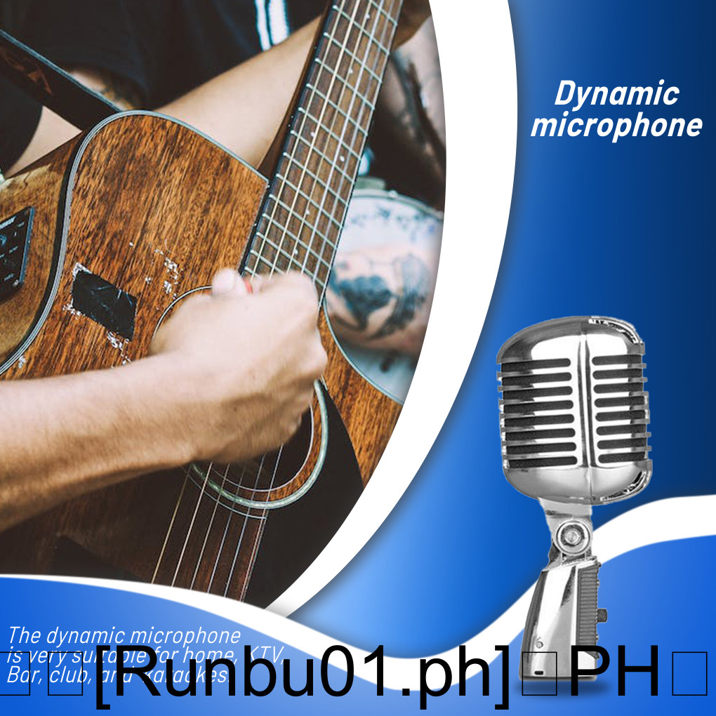 Dynamic Microphone Portable Club Nightclub Stage Electric Mic ...