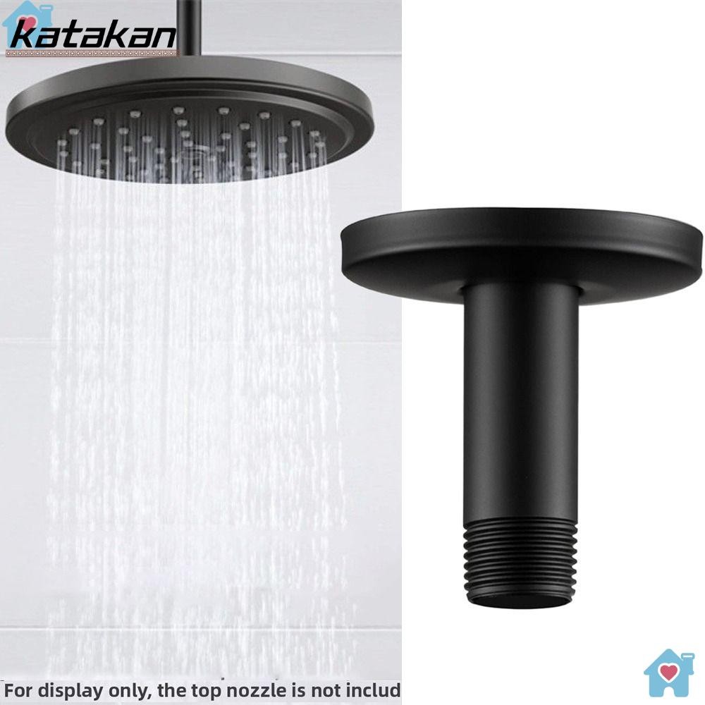 KATAKAN Ceiling Shower Arm, 10cm with Flange Shower Wall Pipe, High ...