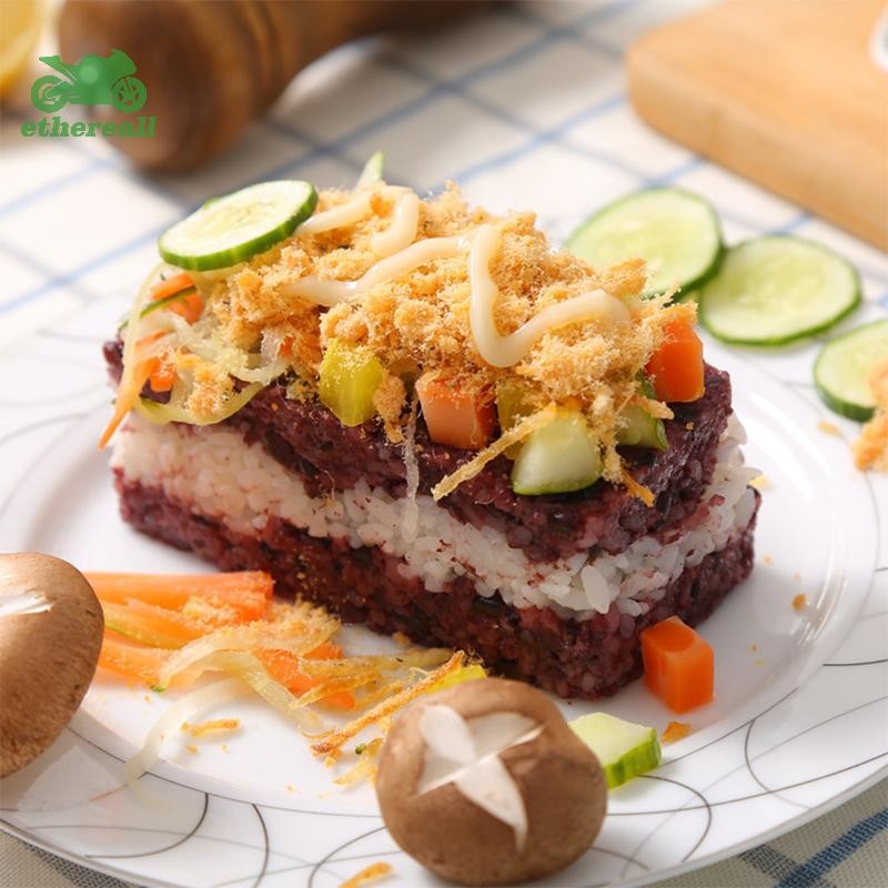 ETH No Stick Musubi Maker Press With Small Rice Paddle, Sushi Making ...