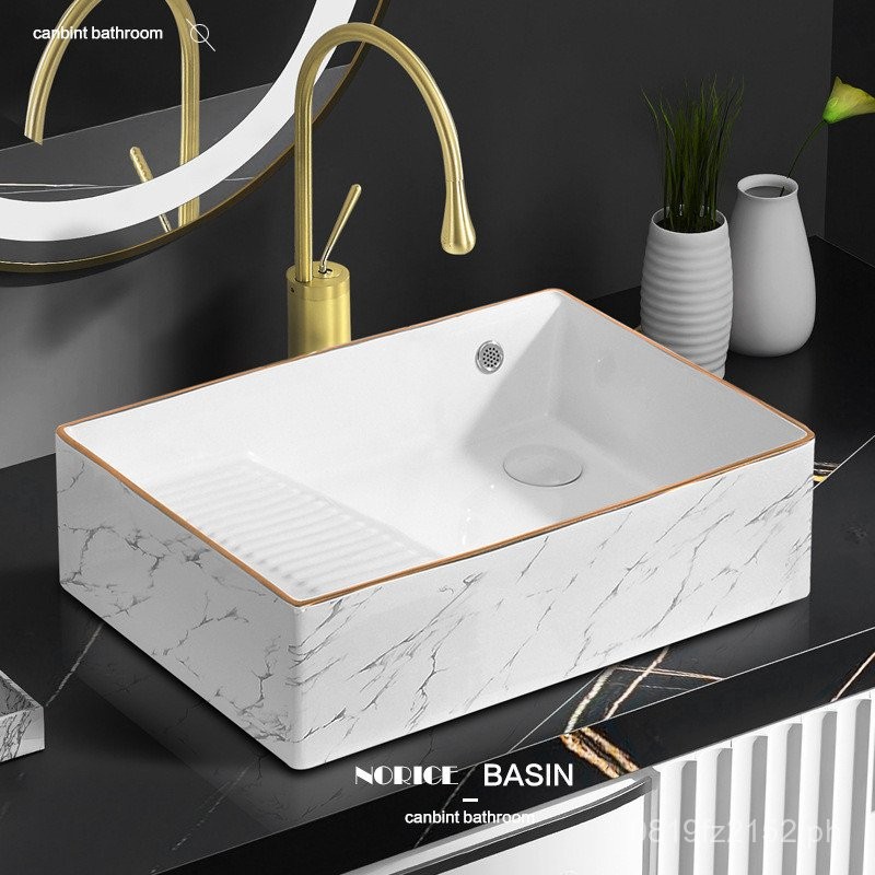 Washbasin Countertop Basin Balcony Side Washbasin Bathroom Sink Washing ...