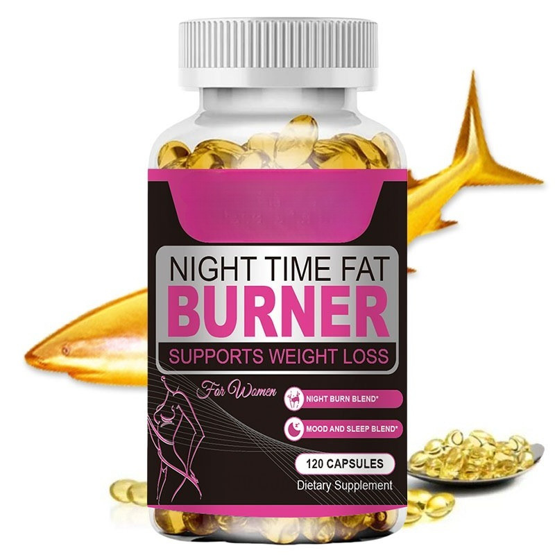 Night time Fat Burner Capsule with L-Theanine, CLA, L-Carnitine for ...