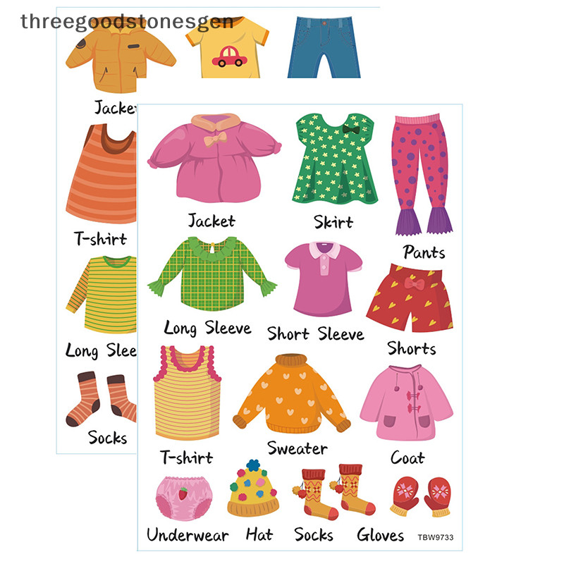 TGS Wardrobe Stickers Clothes Storage Label Home Ornaments Decorate ...