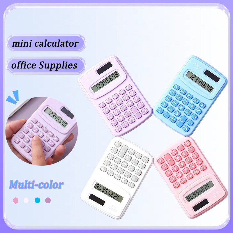 Student Mini Calculator Desk Calculator Office Calculators with Big ...