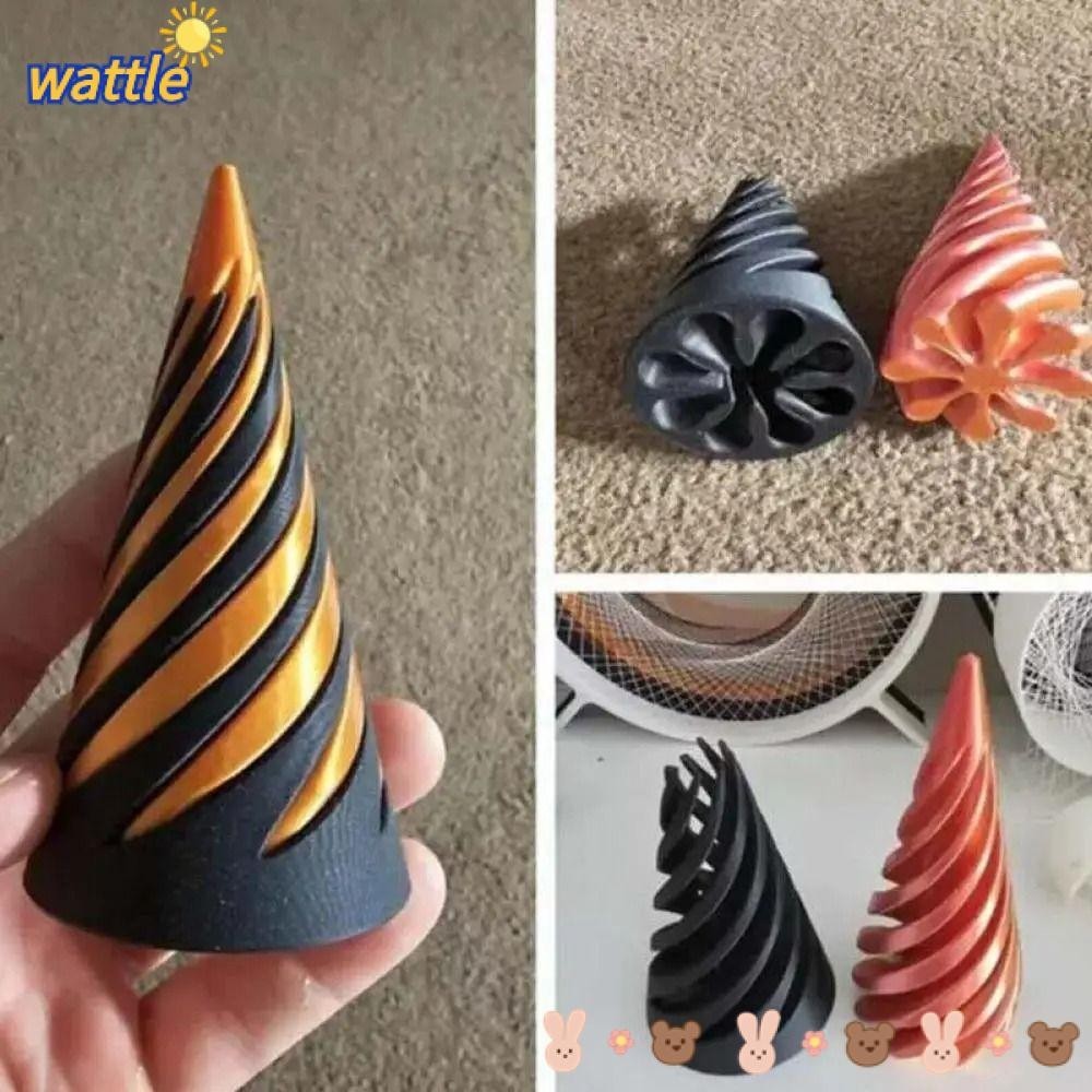 WATTLE Spiral Cone Fidget Toy, Intelligence Development Math Games ...
