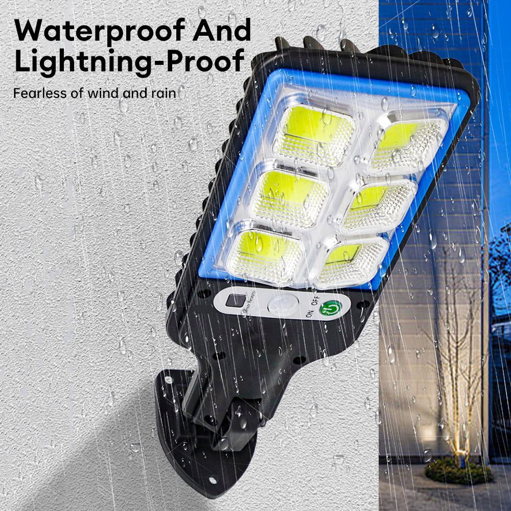LED Solar Street Lights Outdoor COB Solar Lamp With 3 Light Mode ...
