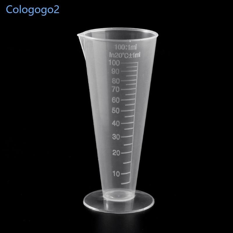 Cologogo2 100 Ruseable for Triangle Measuring Cup Beaker Plastic Mixing ...