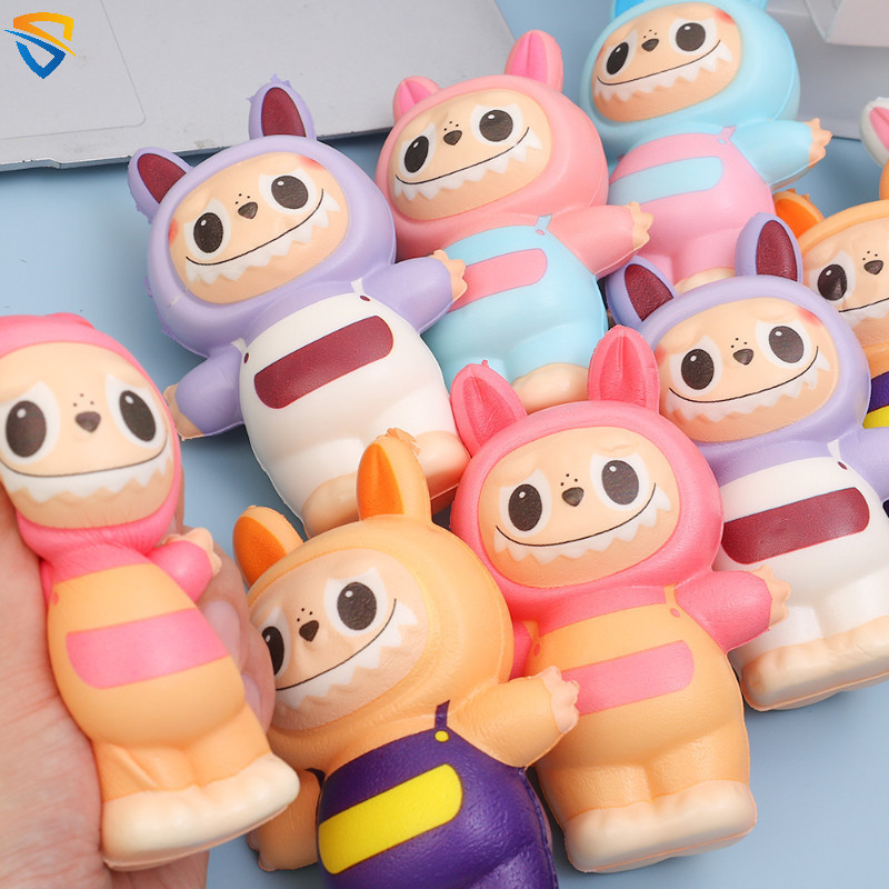 Slow Rebound Cartoon Labubu Rising Squeeze Toy / Cute Monster Shape ...