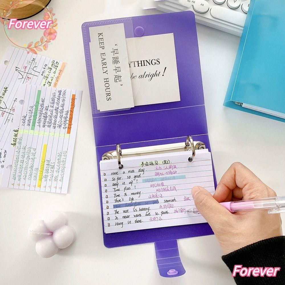 FOREVER Loose-leaf Notebook, DIY|Color Ring Binder Notepad, Creative ...