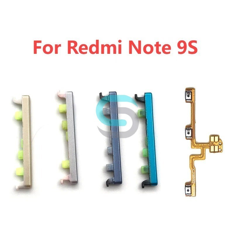 Power Button Flex For Xiaomi Redmi Note 9 Pro 9S Power ON OFF & Volume ...