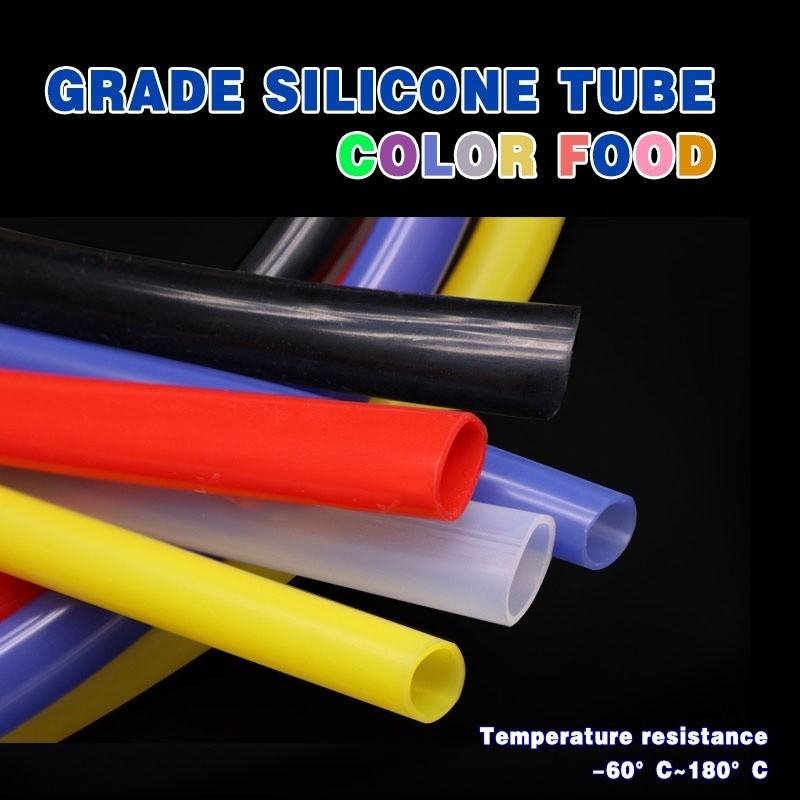 Silicone Pipe Color Hose Food Grade Water Pipe 8x12 10x12 14x18 16x21mm ...