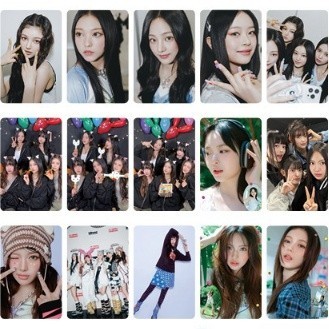 50-119pcs NJ Laser Hologram Lomo Cards How Sweet Album Minji HAERIN ...