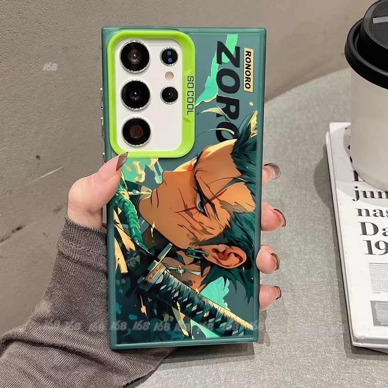 Samsung S25 S24 S22 S23 Ultra Case Shockproof Cartoon anime Case One ...