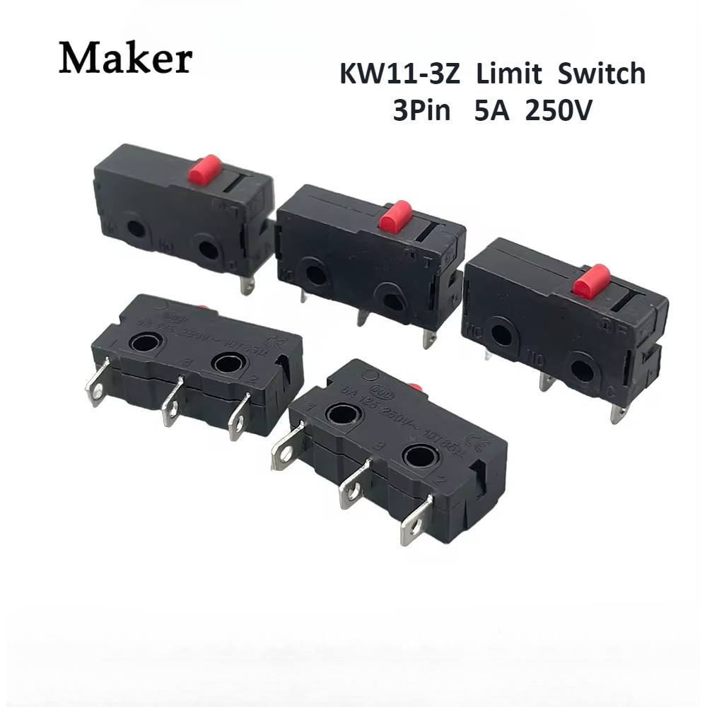 20/10 Pieces KW11-3Z Small Micro Limit Switch Travel Switch 3 Pin 5A 250V | Shopee Philippines