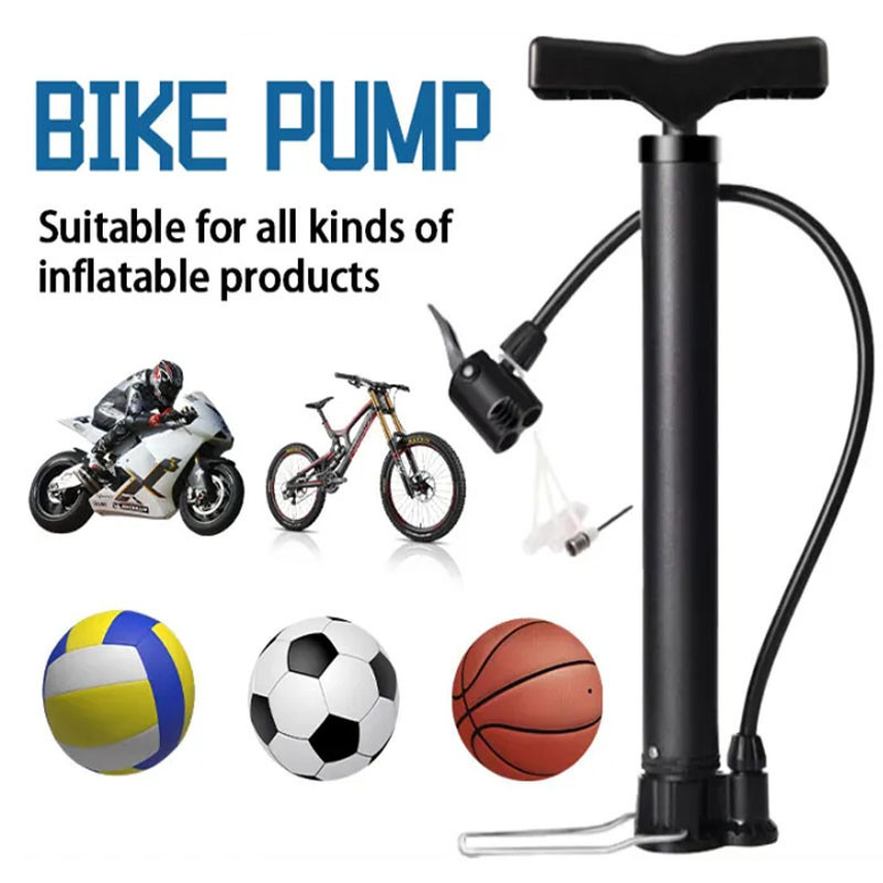 High Pressure Bike Pump Balls With Base Tire Pump Mountain Bikes Air Inflator 120Psi | Shopee ...