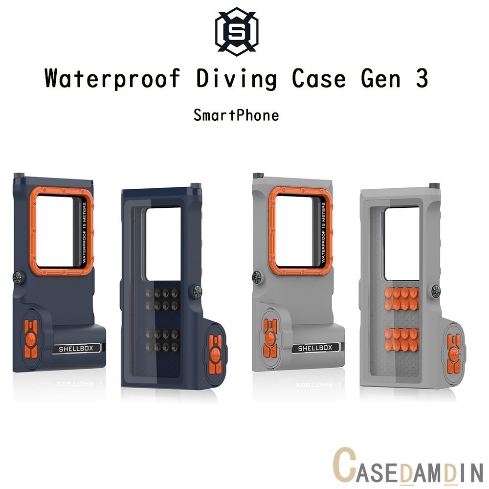 Shellbox Waterproof Diving Case Gen3 Premium Grade Underwater ...