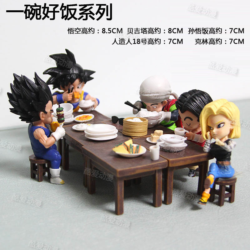 Dragon Ball A Bowl of Good Rice Sun Wukong Vegeta Son Gohan Klin ...